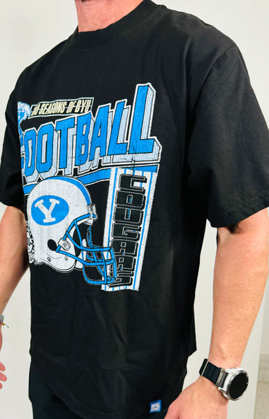 100 Seasons of BYU Football Heavyweight T-Shirt – Royal Army Brand