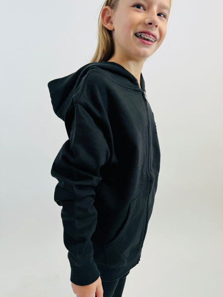 Kids Black Full-zip with Custom BYU Sailor Cougar Patch – Royal Army Brand