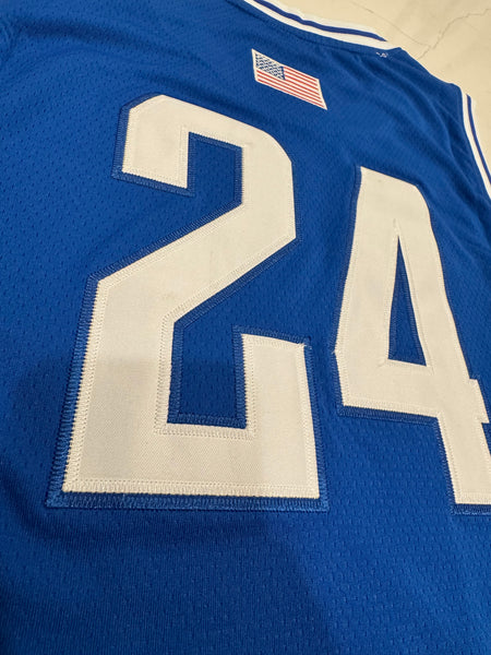 Authentic Tackle Twill Royal Blue BYU Basketball Jersey – Royal Army Brand