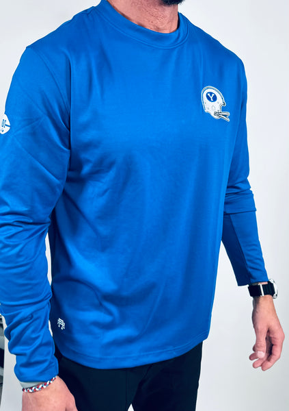 BYU Football Royal Blue Performance Top – Royal Army Brand